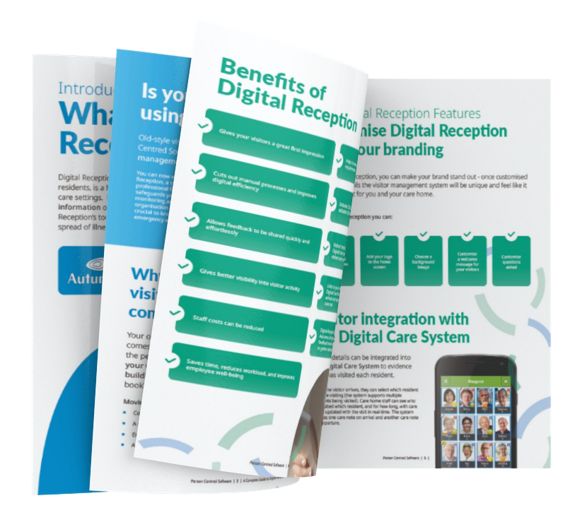 Digital Reception - Person Centred Software