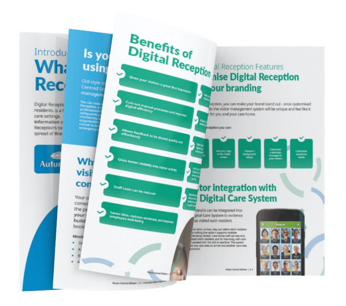 Digital Reception - Person Centred Software