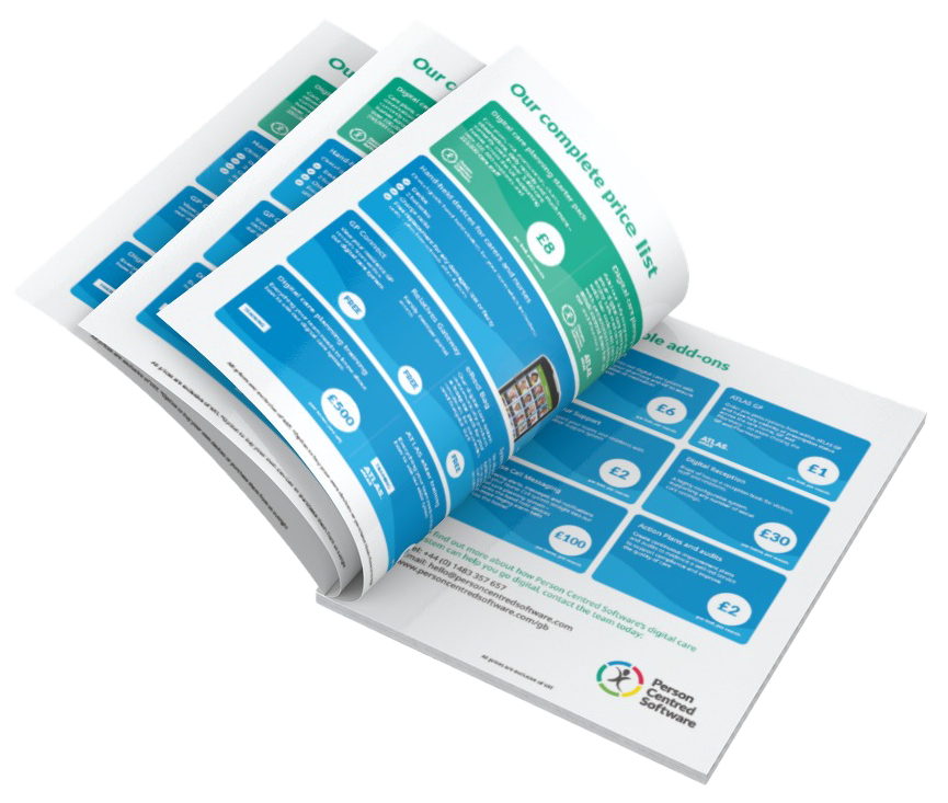 Digital Care System - Person Centred Software